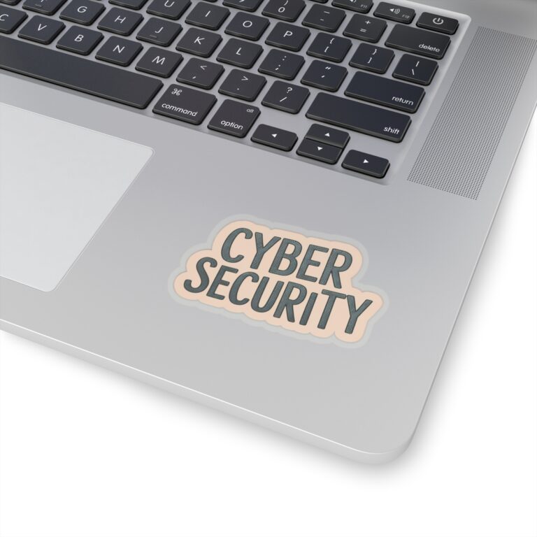 Sleek CYBER SECURITY Sticker | Choppiz